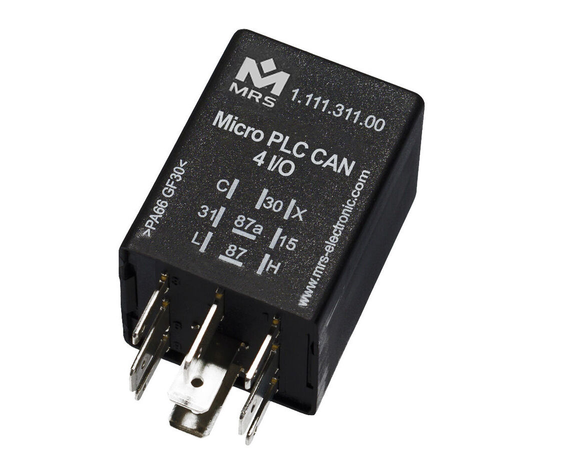 Micro PLC CAN 4 I/O - the small programmable logic control