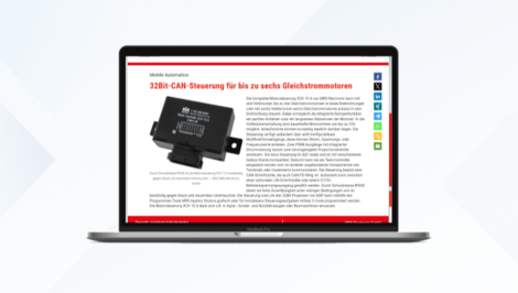 MRS Electronic im SPS Magazin