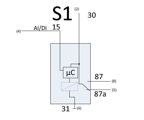 Impulsrelais einstellbar 12V - mit Potentiometer