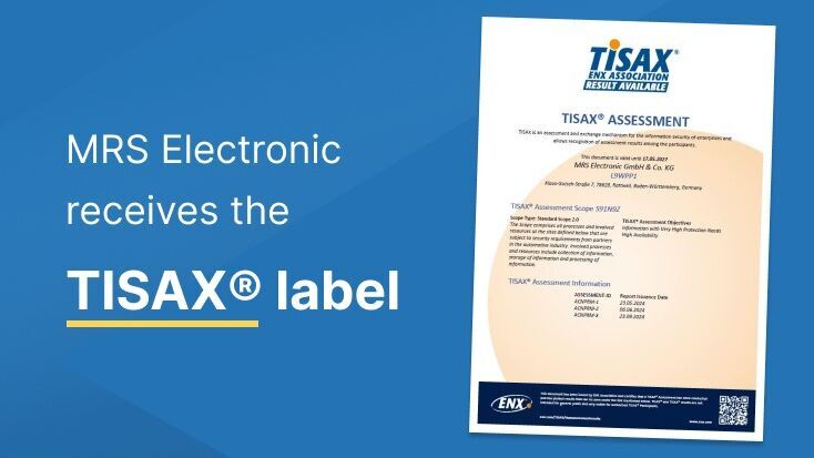 MRS Electronic receives the TISAX® label