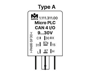 Micro PLC CAN 4 I/O - the small programmable logic control