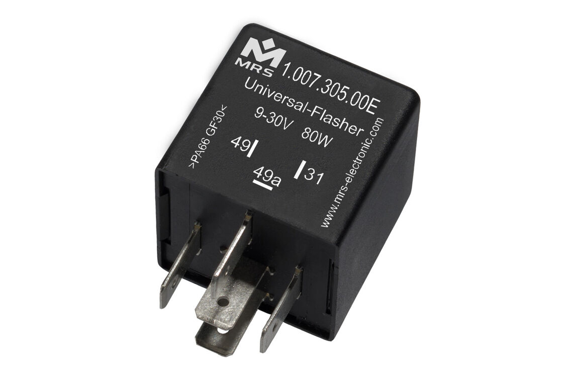 Universalflasher Unit 9-30V - for turn signal and hazard warning